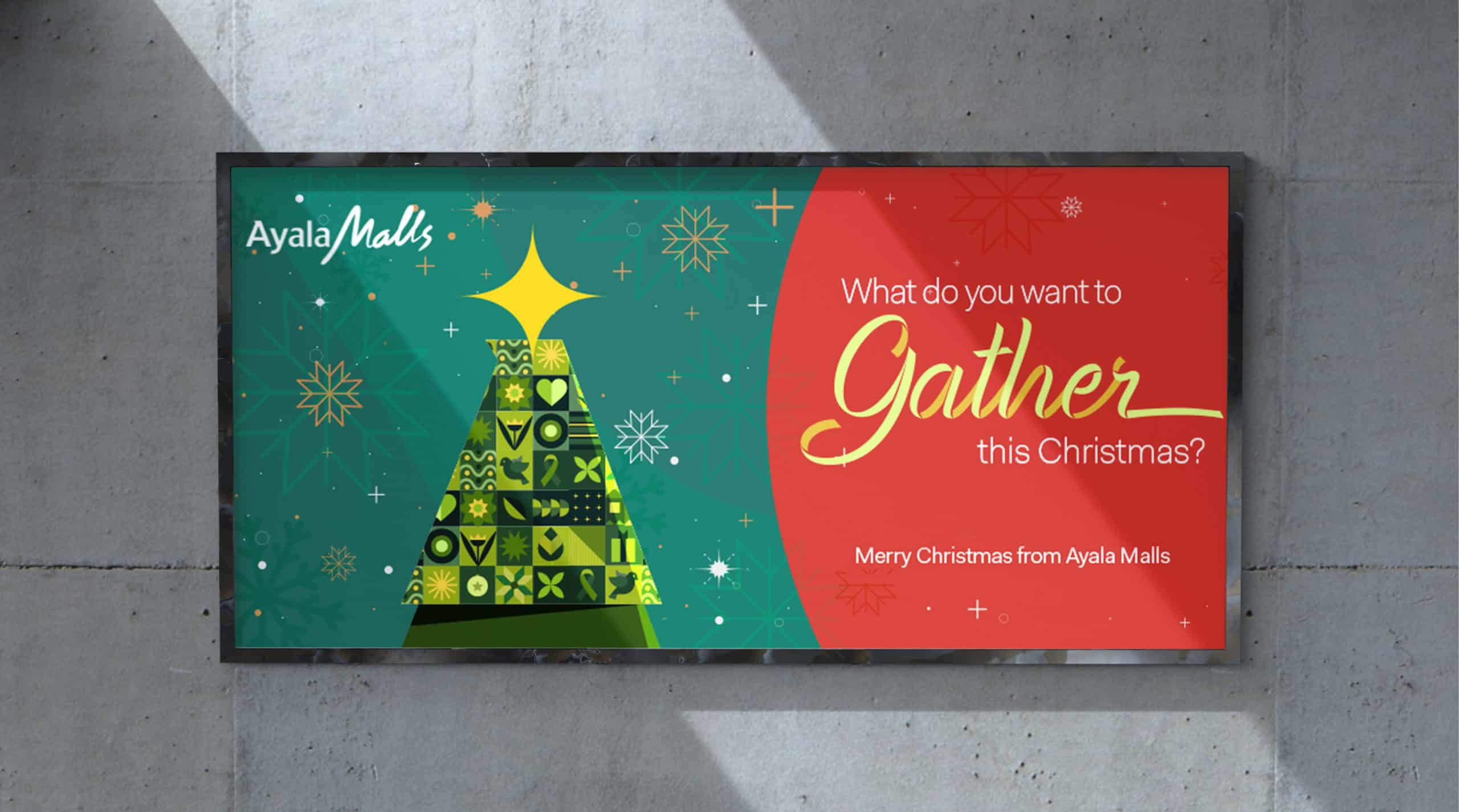 Ayala Malls Christmas Branding - Design For Tomorrow